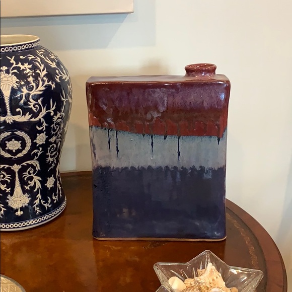 Judy Jackson Stoneware | Accents | Judy Jackson Large Rectangular Vase ...